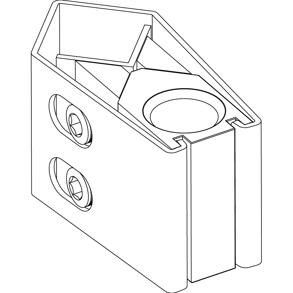 MBD-22 - Universal Mounting Blocks - V-Trak