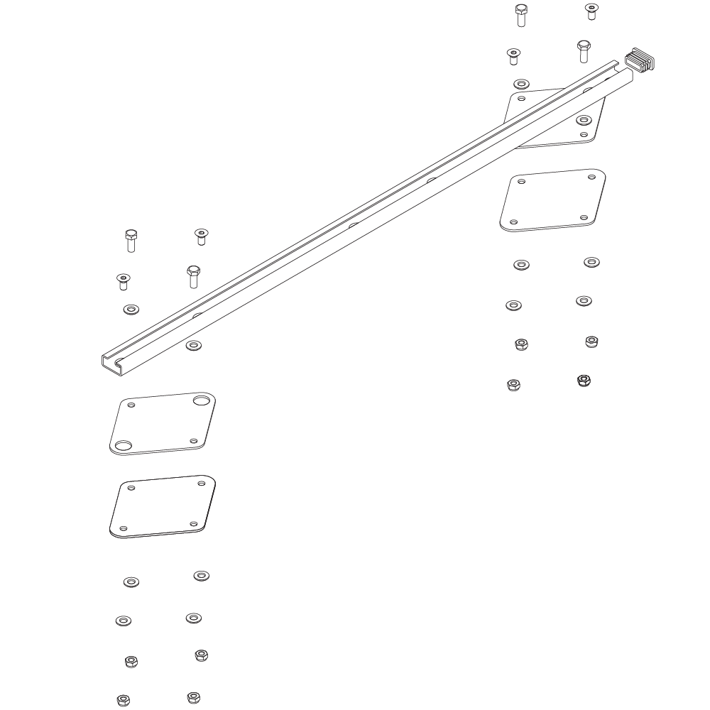 VTSS - Special Seating Mounting Kit 655mm - V-Trak
